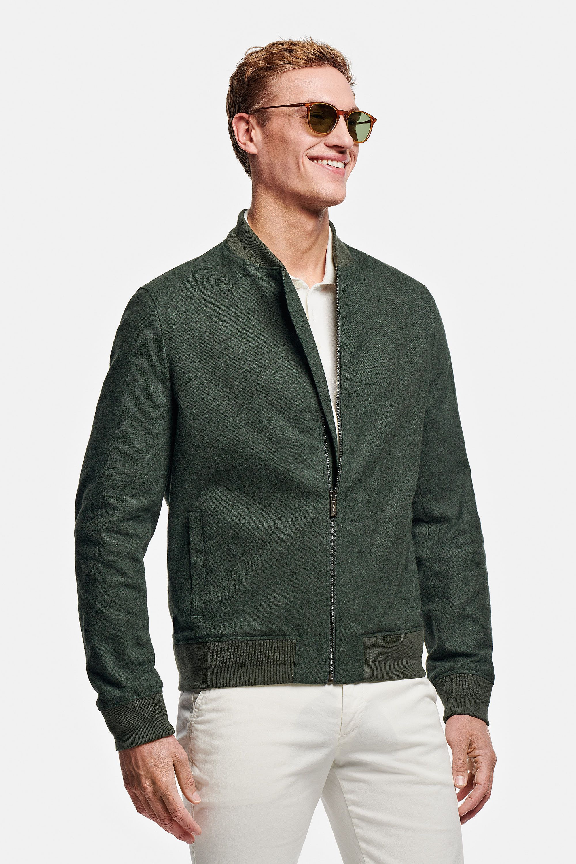 Men's Flannel Bomber Jacket | MR MARVIS