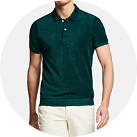 Men's merino wool polo | The Buttonless Polo | MR MARVIS